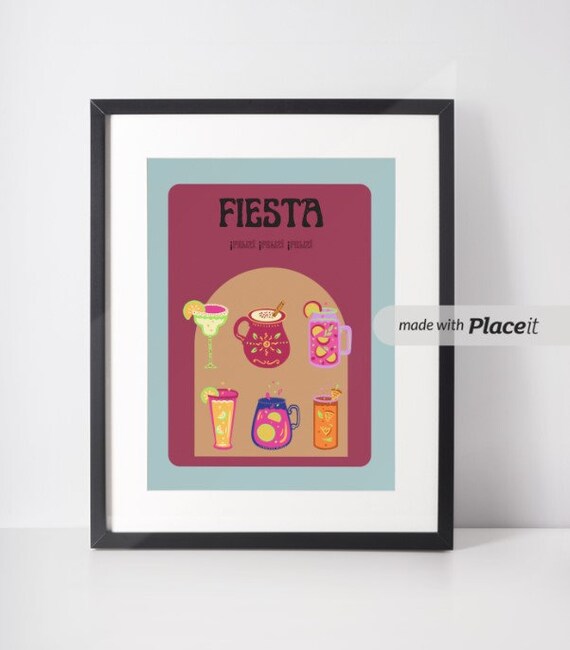 Fiesta Digital Downloads Mexican Digital Prints Wall Art - Etsy
