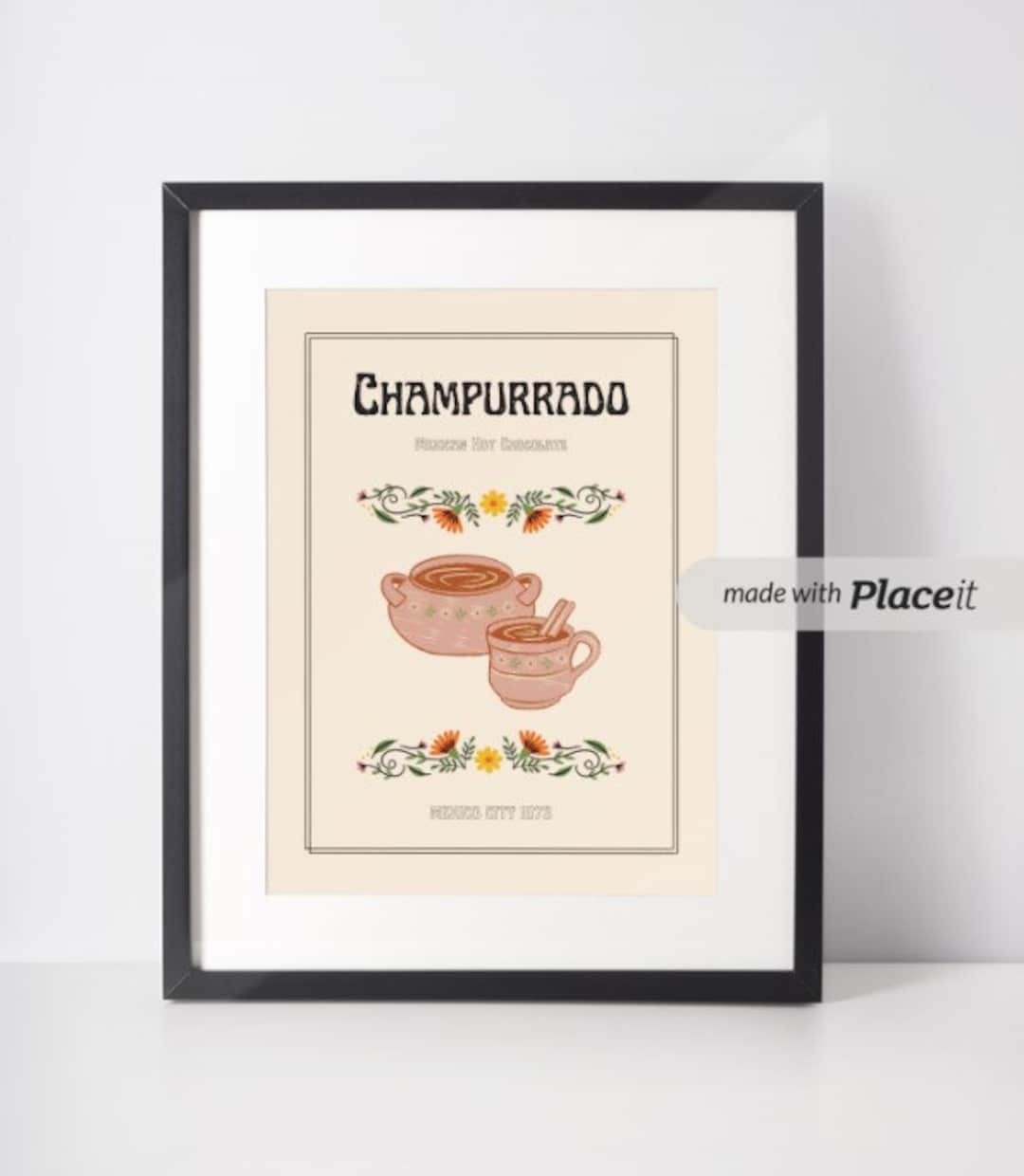 Champurrado Digital Downloads, Mexican Digital Prints, Wall Art, Room ...