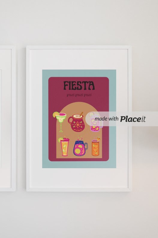 Fiesta Digital Downloads, Mexican Digital Prints, Wall Art, Room Decor ...