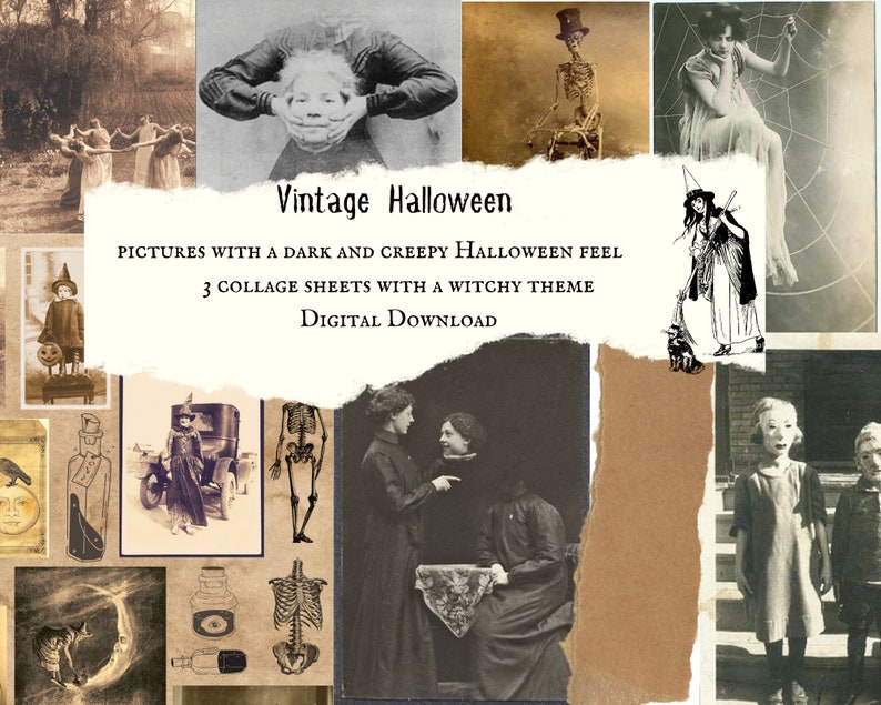 Vintage Halloween Illustrations and Photos, Creepy and Dark Photos With ...