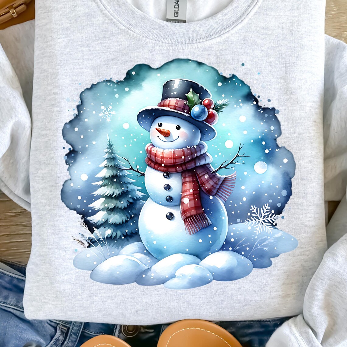 Snowman Winter Wonderland PNG Sublimation Design - Etsy Canada