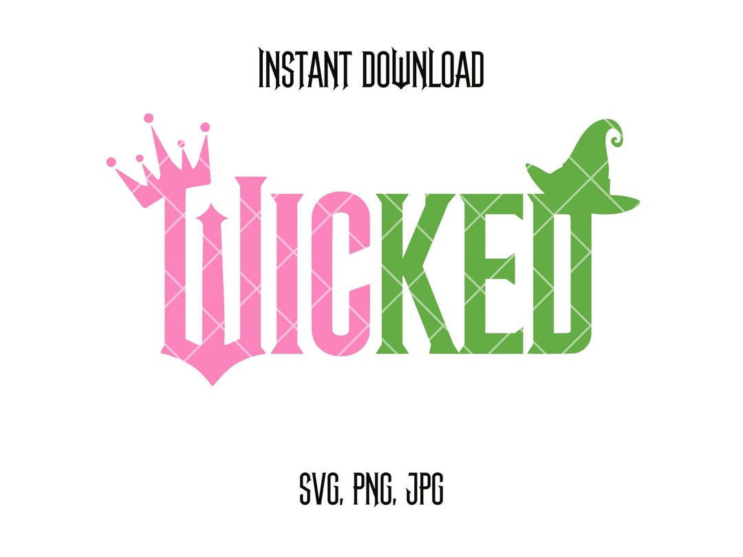 Wicked Glinda Elphaba Witch Hat Crown Design (digital Files) - Etsy