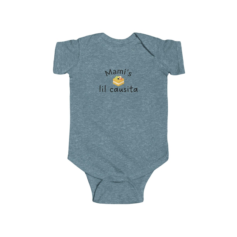 Mami's Lil Causita Bodysuit, Minimal Peruvian Food Baby Outfit, Gender ...