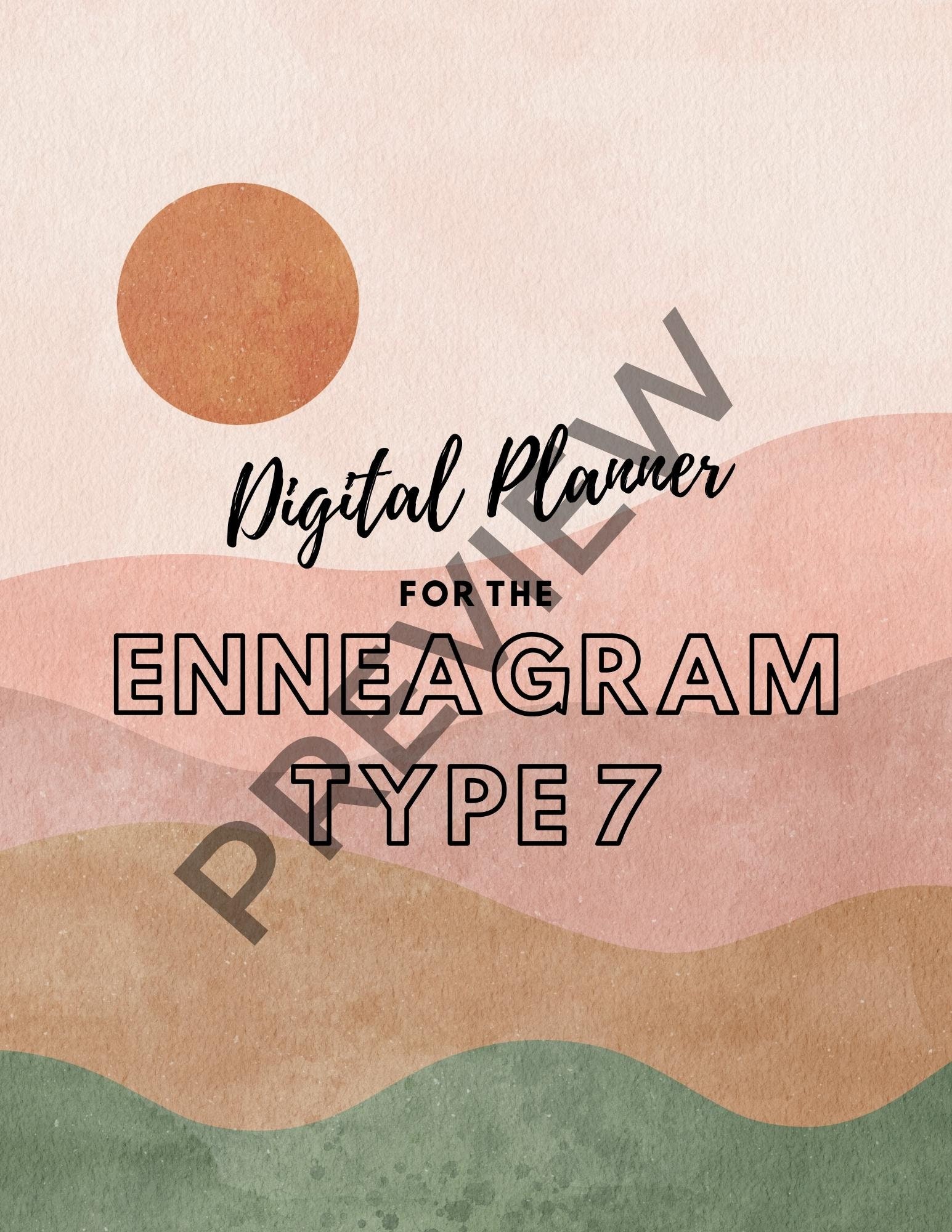 Digital Planner for the Enneagram Type 7 - Etsy