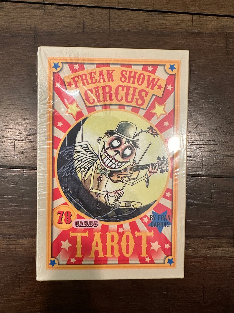 Factory Sealed Original Deck. First Printing. Freak Show Circus - Etsy