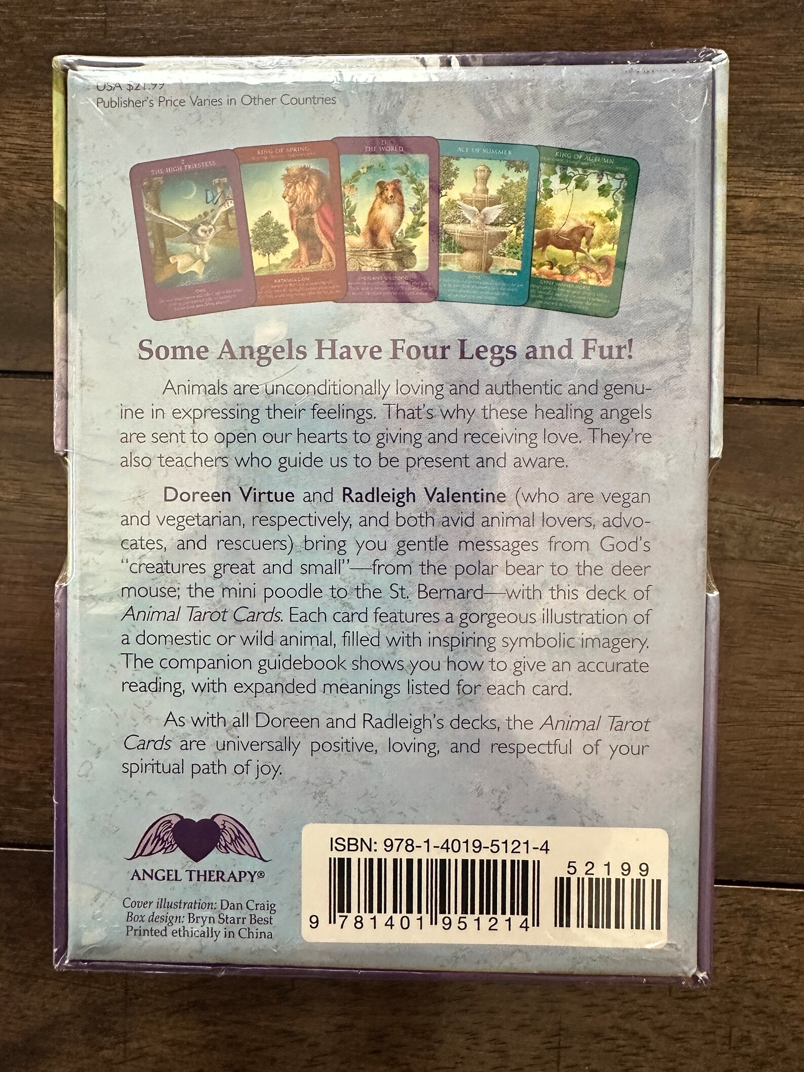 Rare OOP Factory Sealed Animal Tarot Deck by Doreen Virtue - Etsy
