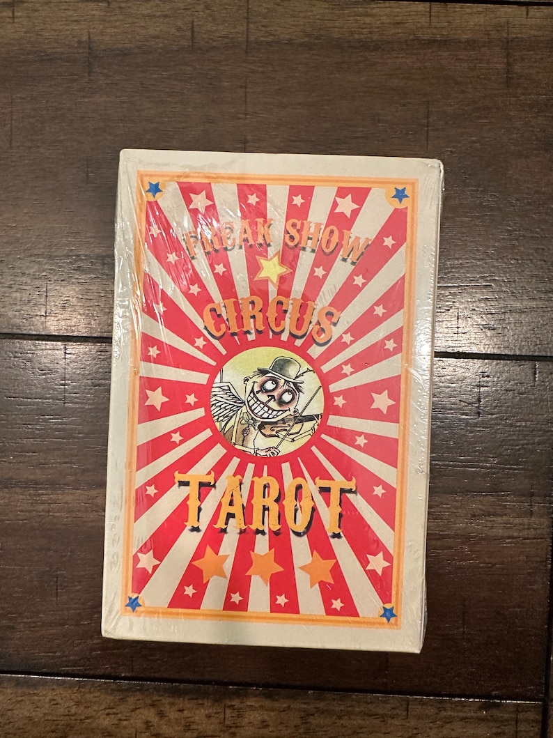 Factory Sealed Original Deck. First Printing. Freak Show Circus - Etsy