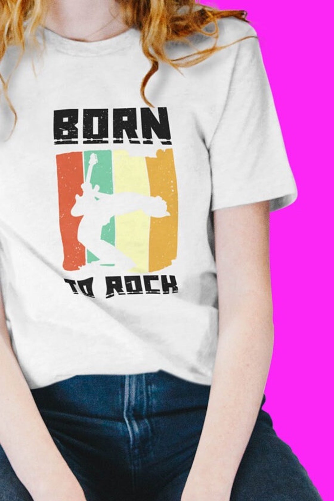 Rock Band T-shirt, Born to Rock T-shirt, Rock T-shirts, Born to Rock T ...