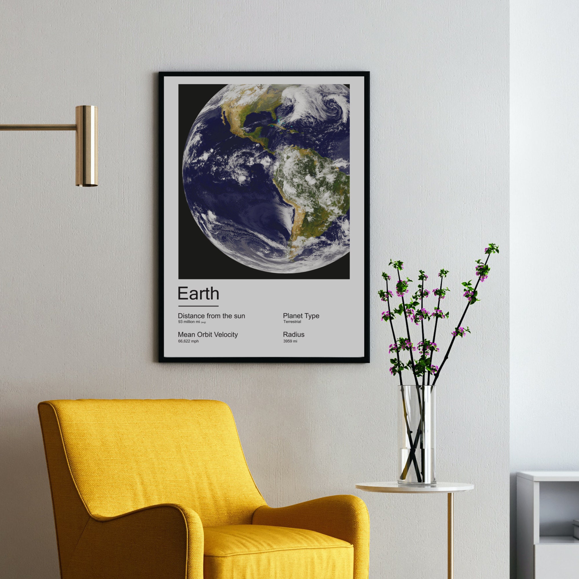 NASA Solar System, Planets, Moon Poster Set of 11, Space & Science ...