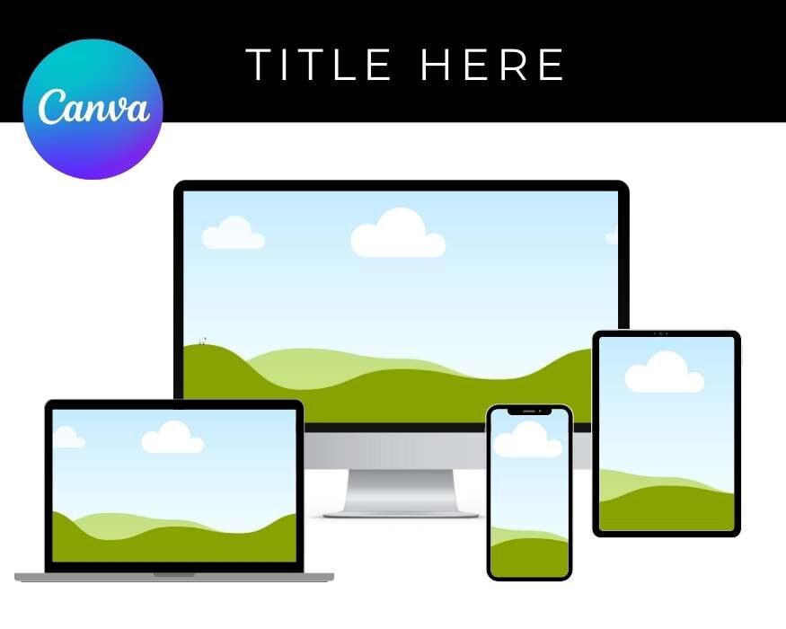100 CANVA MOCKUP TEMPLATES Editable in Canva With Master Resell Rights ...