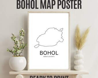 Tarsier Bohol Philippines Poster Printable A3 Elegant Poster Bohol ...