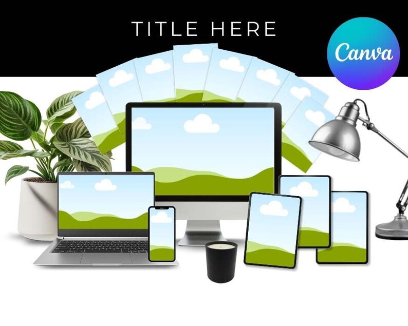 100 CANVA MOCKUP TEMPLATES Editable in Canva With Master Resell Rights ...