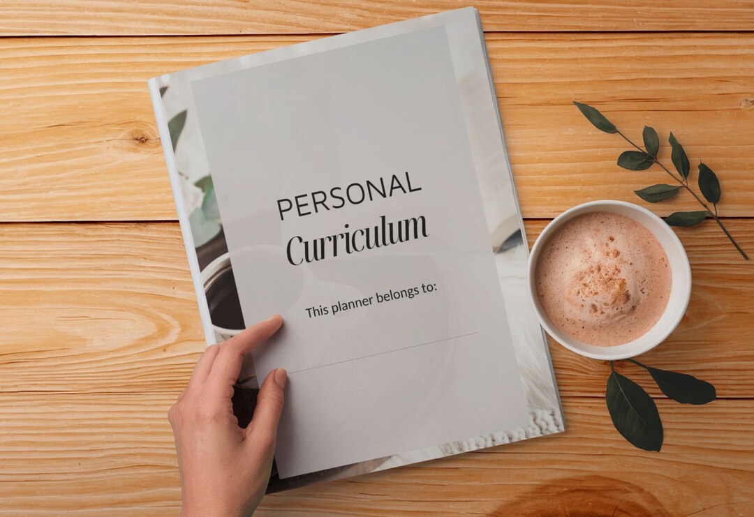 Personal Curriculum Planner Printable Academic Habit Tracker Journal ...