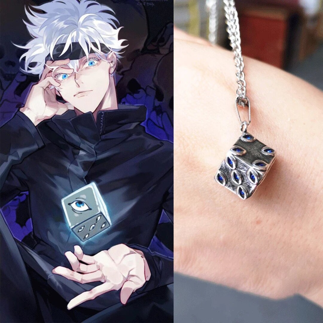 Gojo Satoru Prison Realm Necklace Jujutsu Anime Manga Cosplay Anime ...