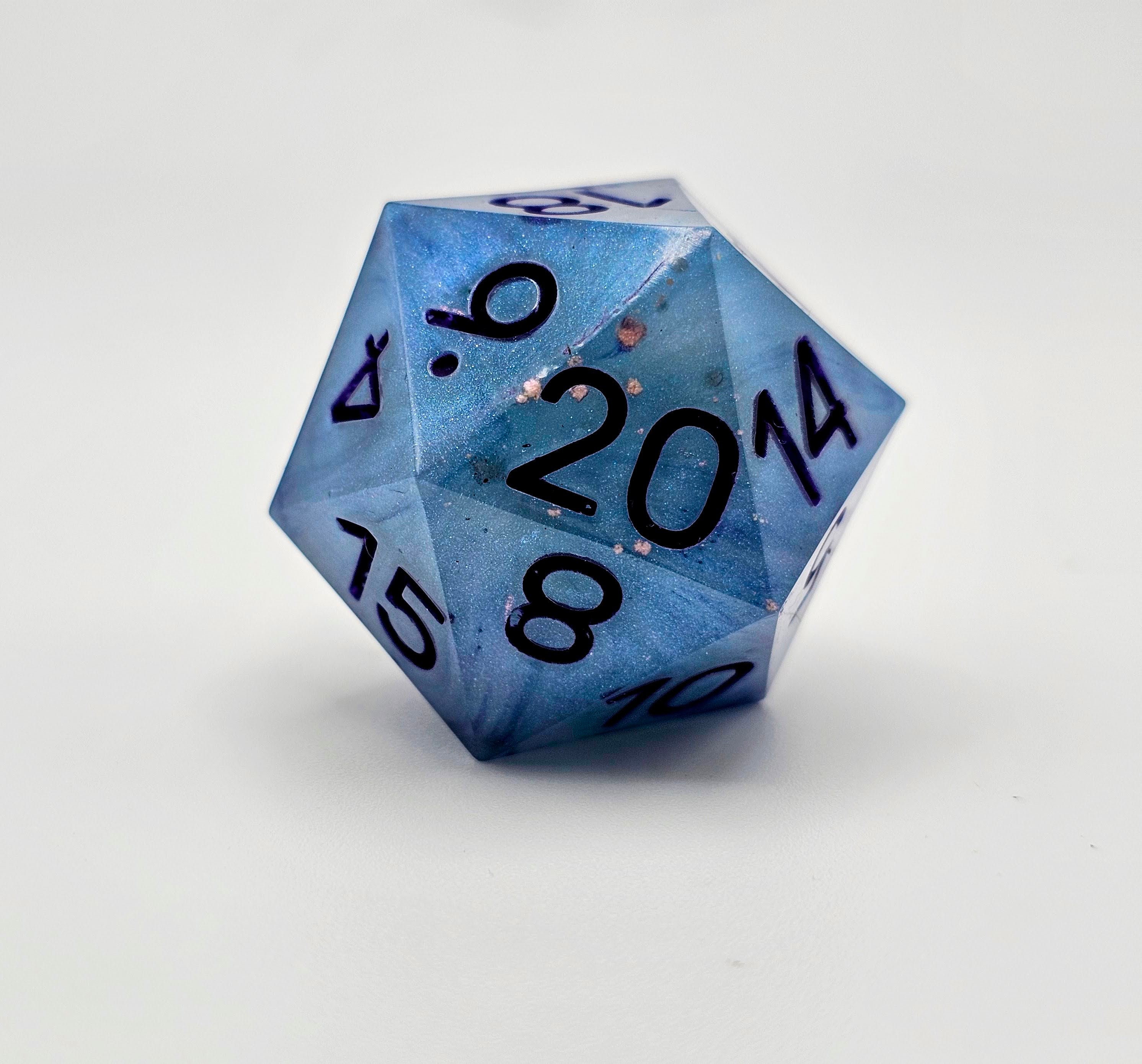 Storm Brewing, Single 33mm Jumbo D20, Big Dice, Sharp Edge, Handmade ...