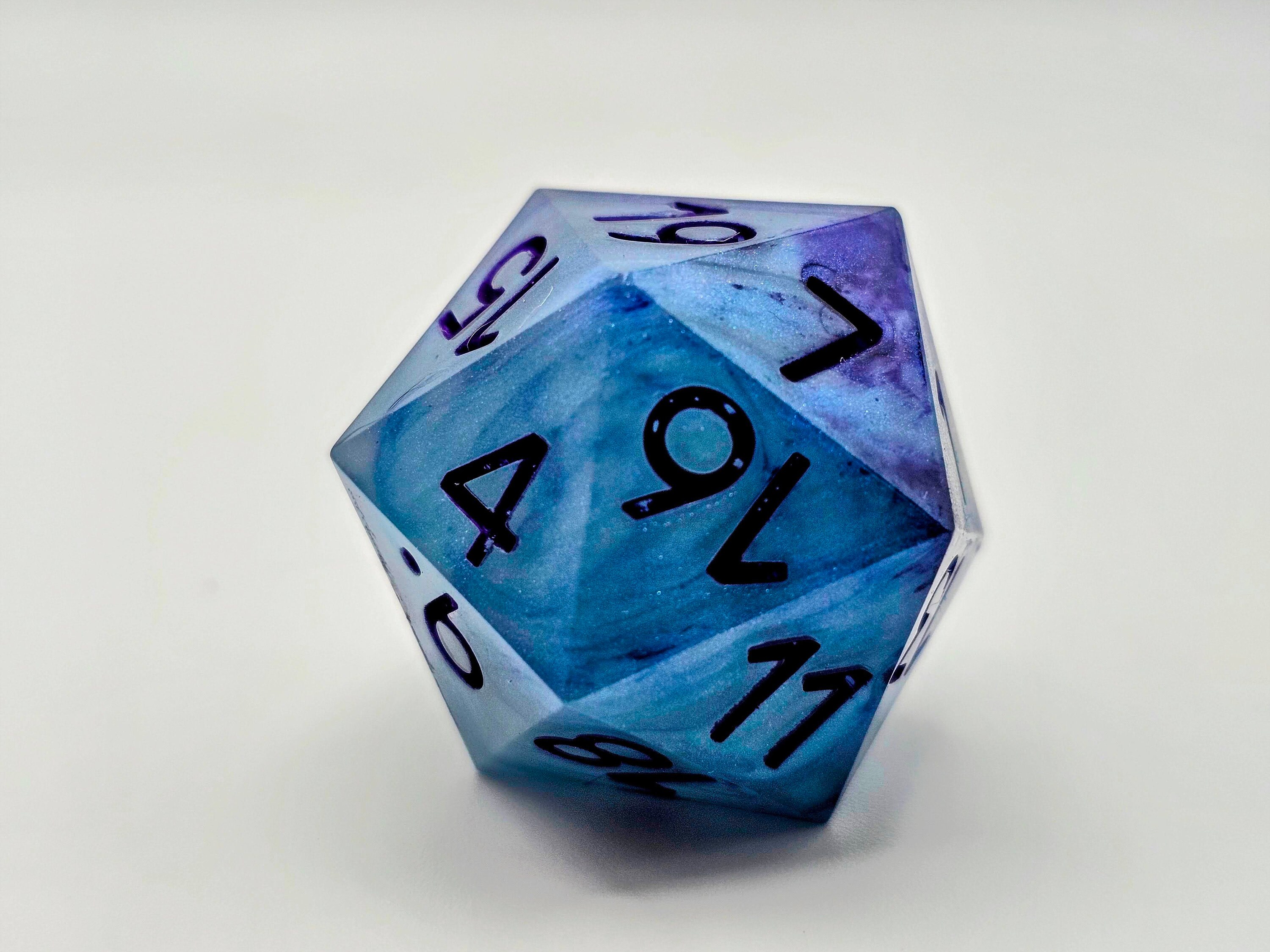 Storm Brewing, Single 33mm Jumbo D20, Big Dice, Sharp Edge, Handmade ...