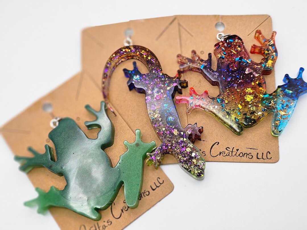 Reptile Resin Keychains, Gift for Her, Stocking Stuffer, Purse ...