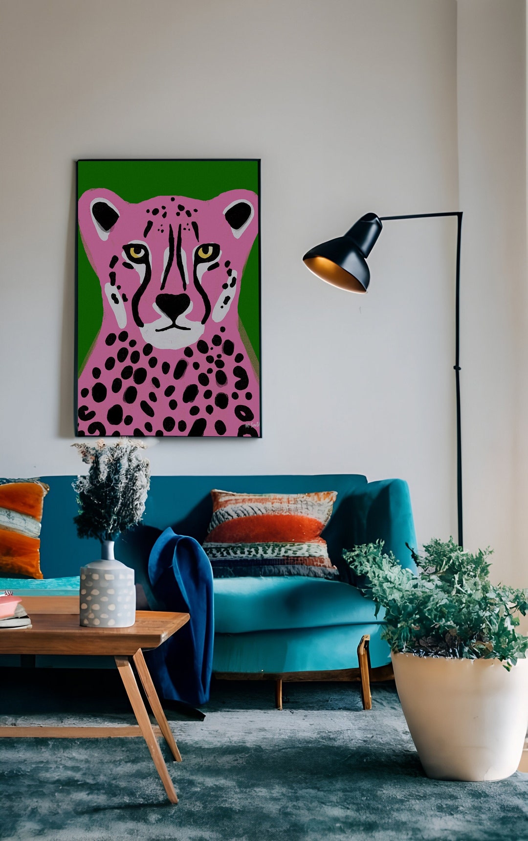Cheetah Digital Wall Art Digital Download Printable - Etsy