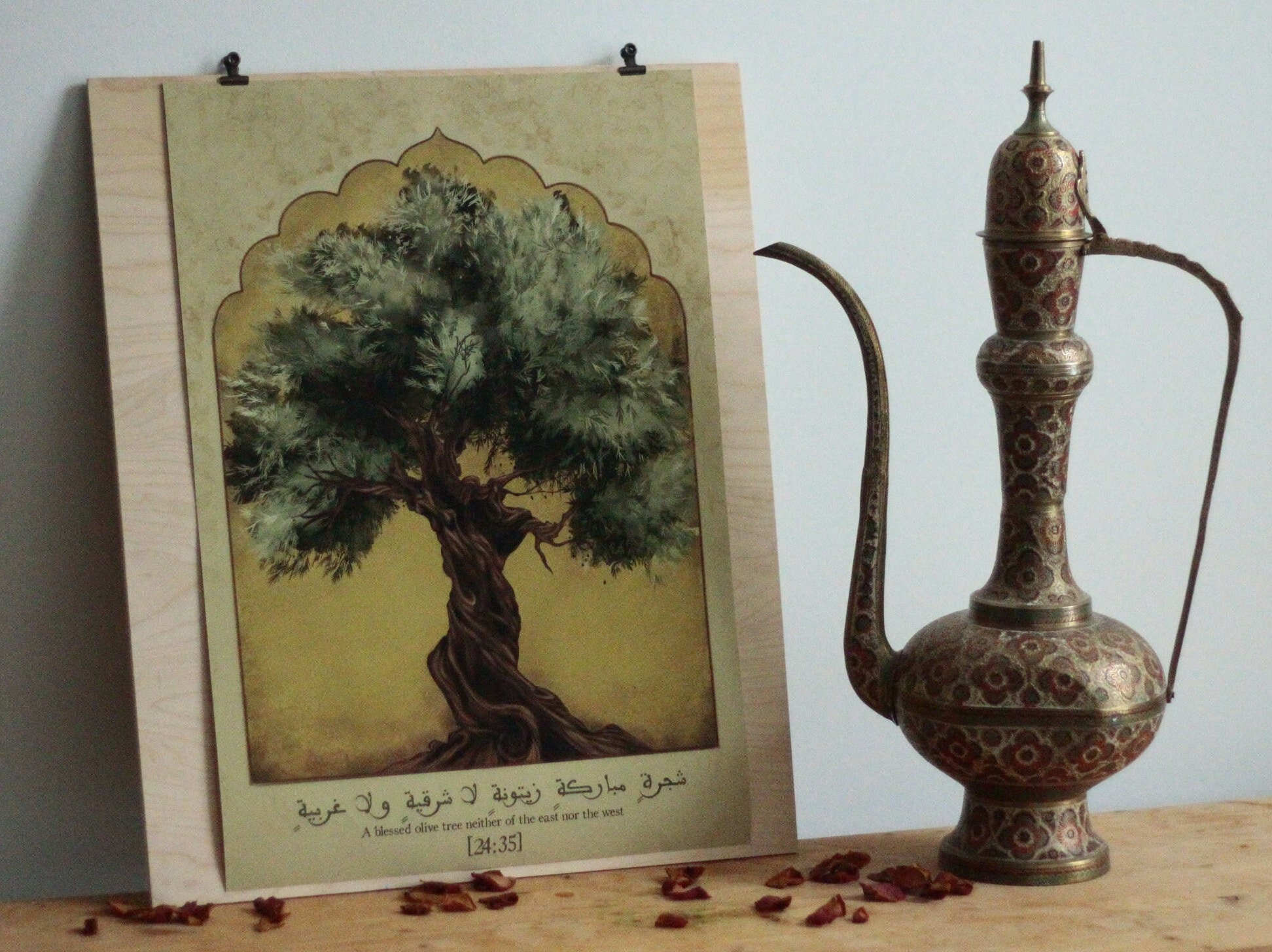 Blessed Olive Tree Islamic Wall Art Quran Art Modern Islamic Art ...