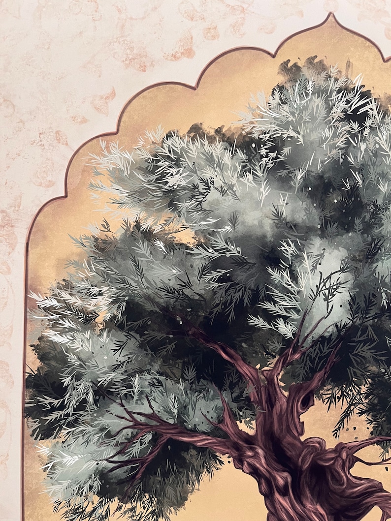 Blessed Olive Tree - Islamic Wall Art - Quran Art - Modern Islamic Art ...