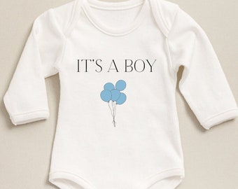 Gender Reveal Onesie®, It's a Girl Baby Announcement, Pregnancy ...