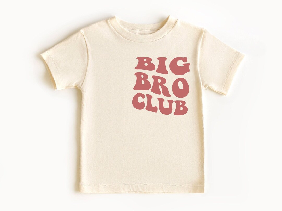 Big Bro Toddler Shirt, Big Bro Club Toddler Shirt , Cute Vintage Kids ...