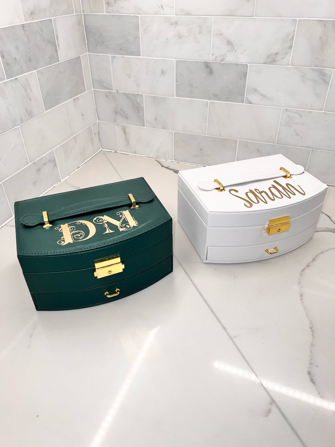 Personalized Large Jewelry Box for Women ,jewelry Organizer Decorative ...