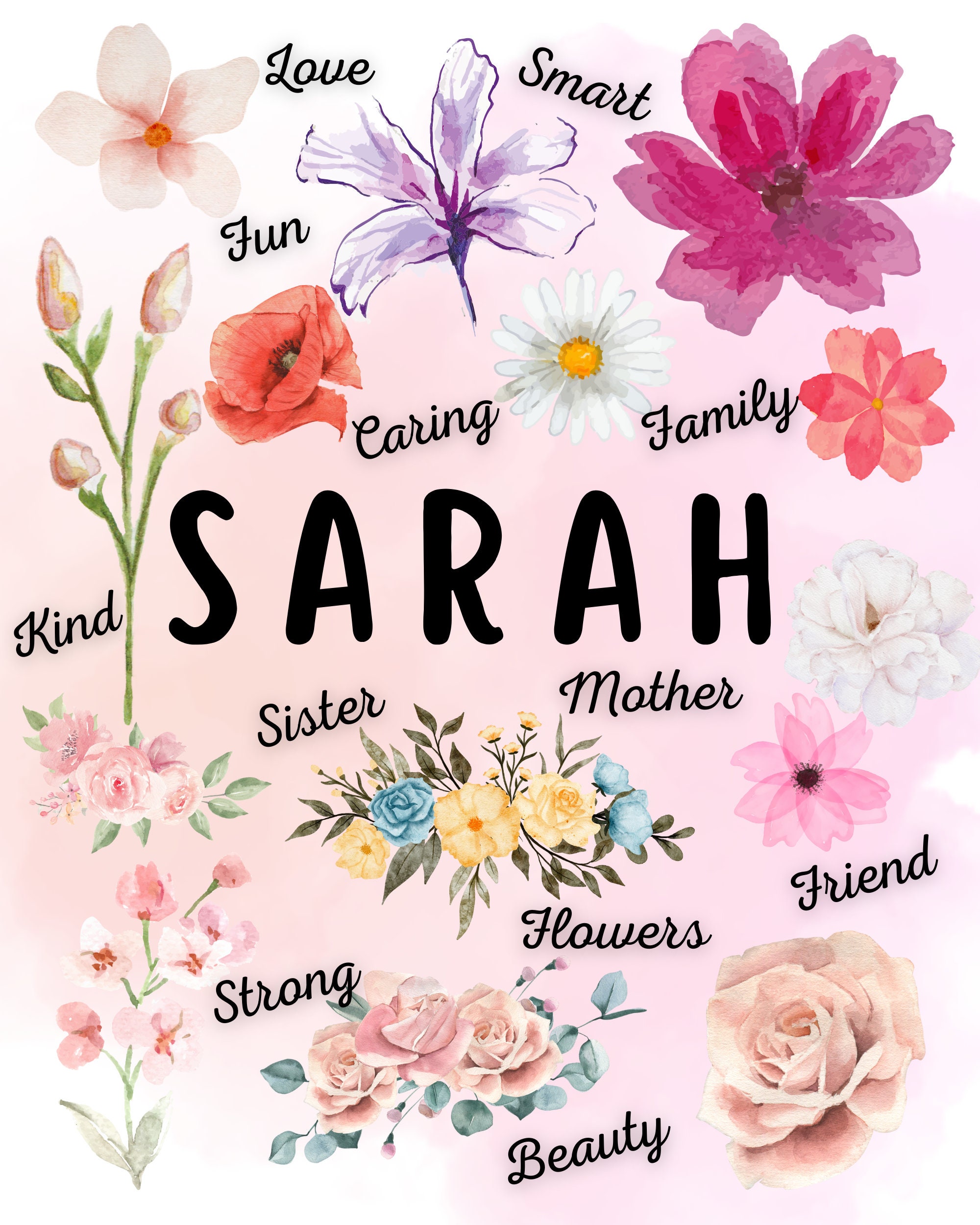 Sarah Name Design