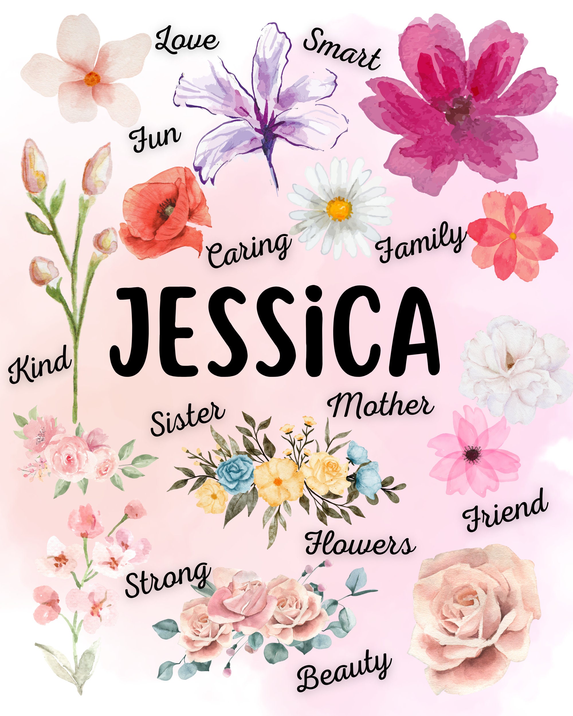 Jessica Name Art
