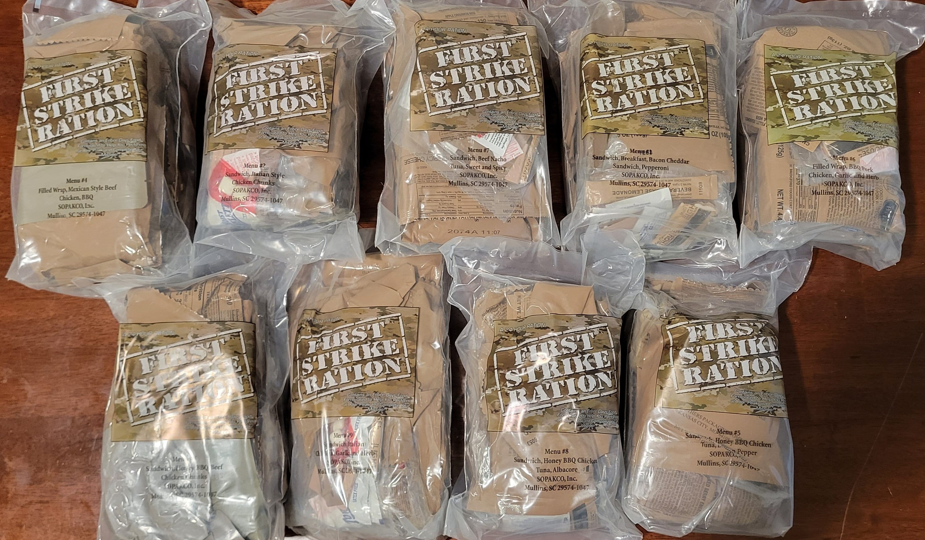 1 First Strike Ration FSR 24hr Mres Meal Ready to Eat. - Etsy