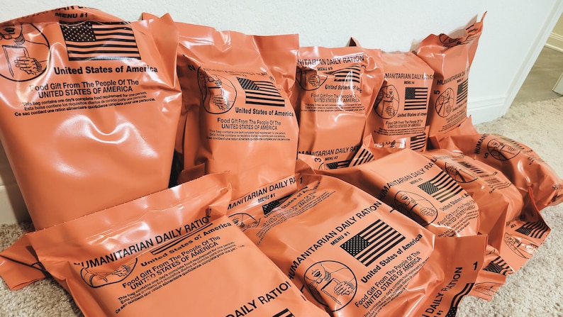 1 Bag Humanitarian Daily Ration HDR. MRE Meals Ready to Eat - Etsy