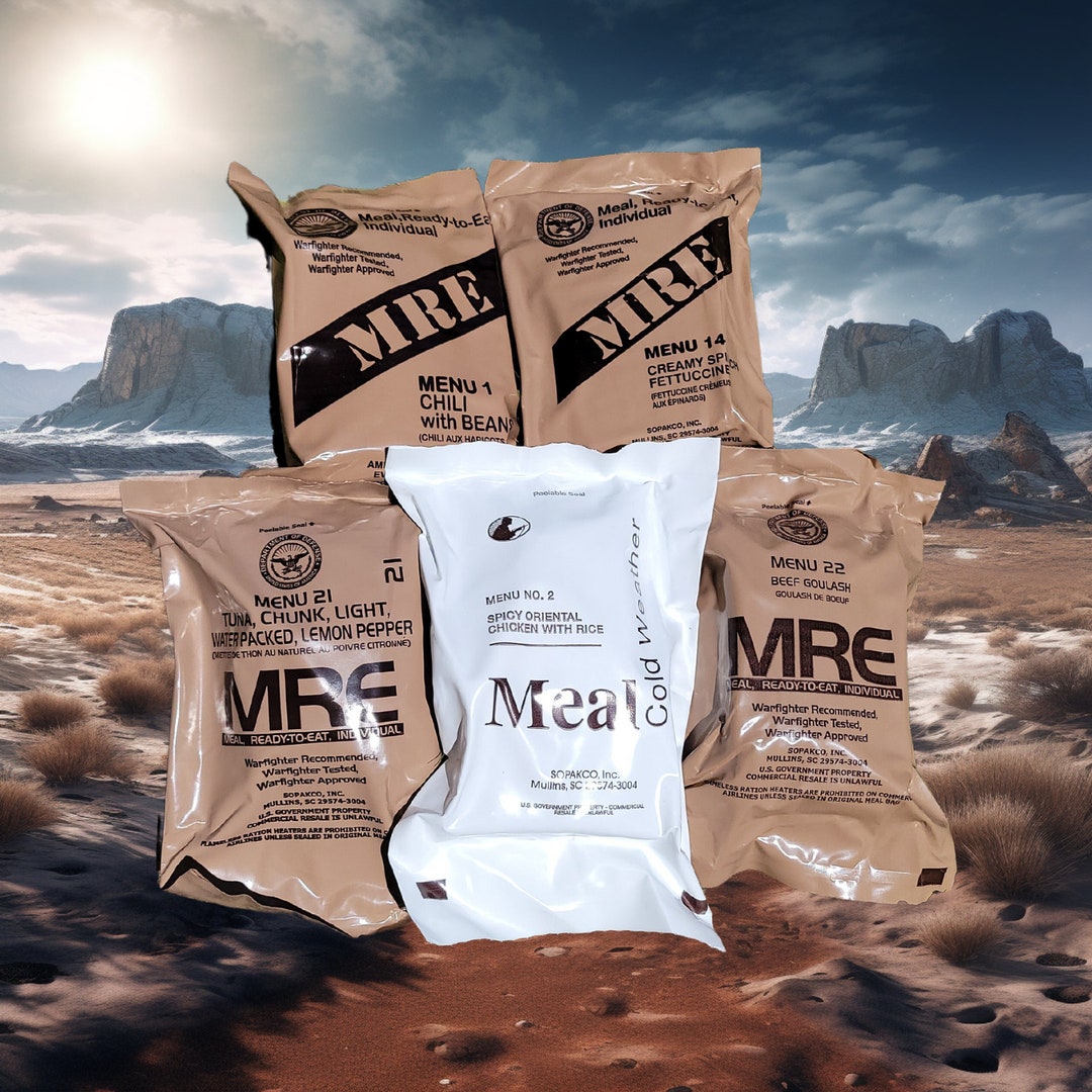 5 Military Mres meals Ready-to-eat Rations Lot. 4 Regular - Etsy