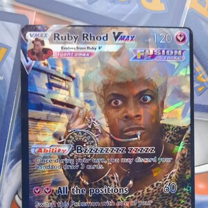 Ruby Rhod Fifth Element Pokémon Card - Etsy