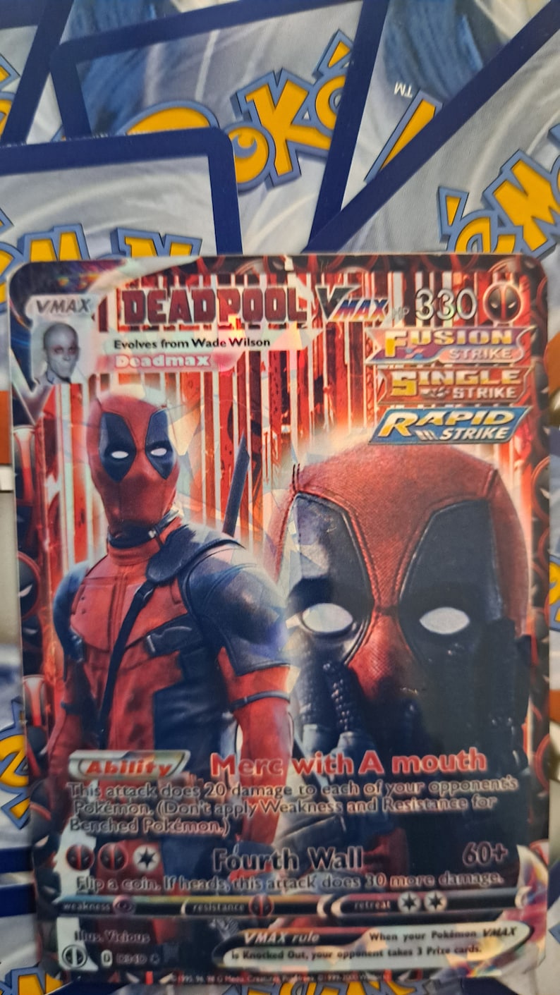 Deadpool Pokemon Card - Etsy