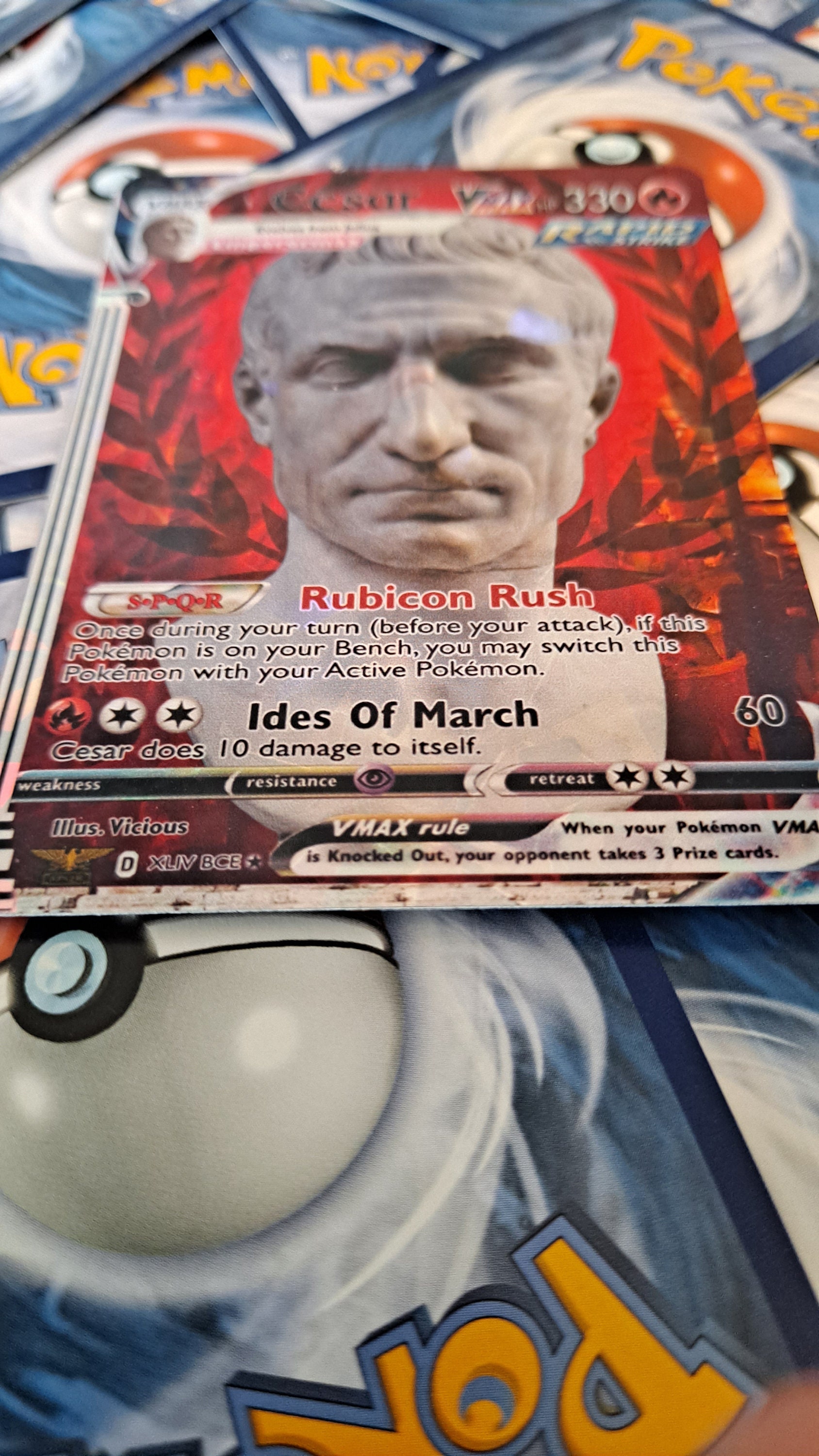 Julius Cesar Pokemon Card - Etsy