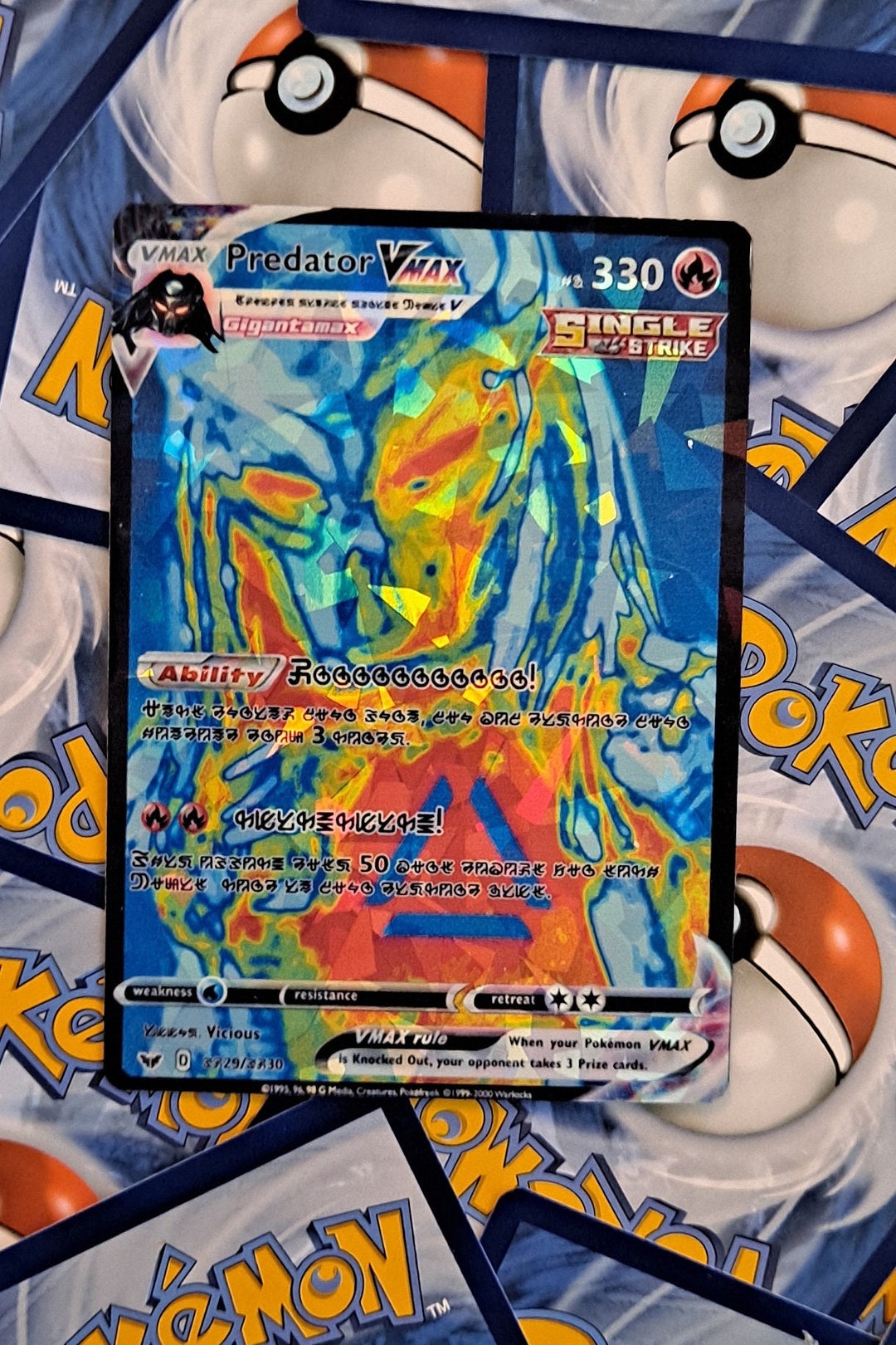 The Predator Pokemon Card - Etsy