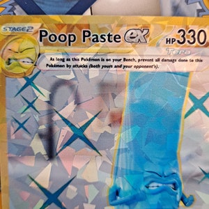 Poop Paste Meme Pokemon Card - Etsy
