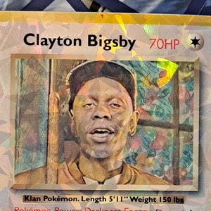 Clayton Bigsby Pokemon Card - Chappelle Show - Etsy