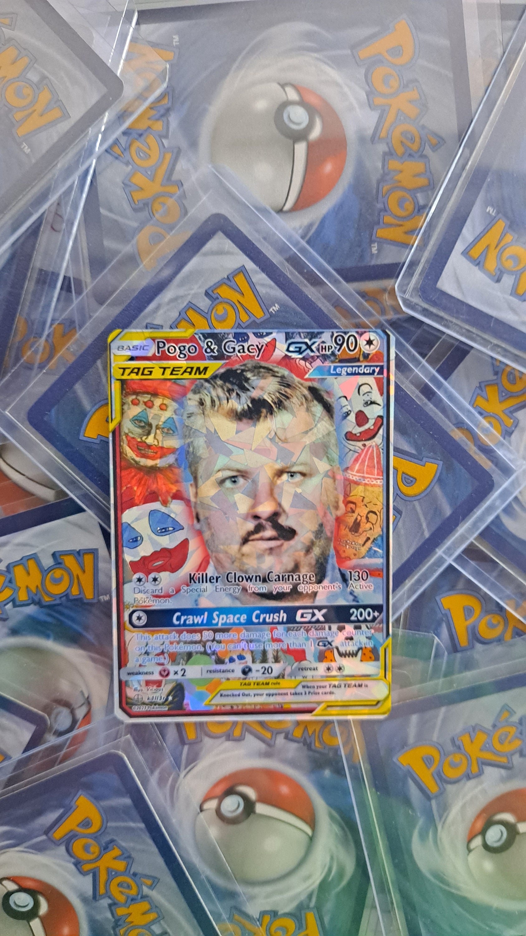 John Wayne Gacy Pokemon Card - Etsy