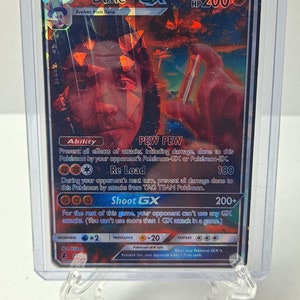 Make Your Own Custom Pokemon Holographic Card - Made to Order! - Etsy