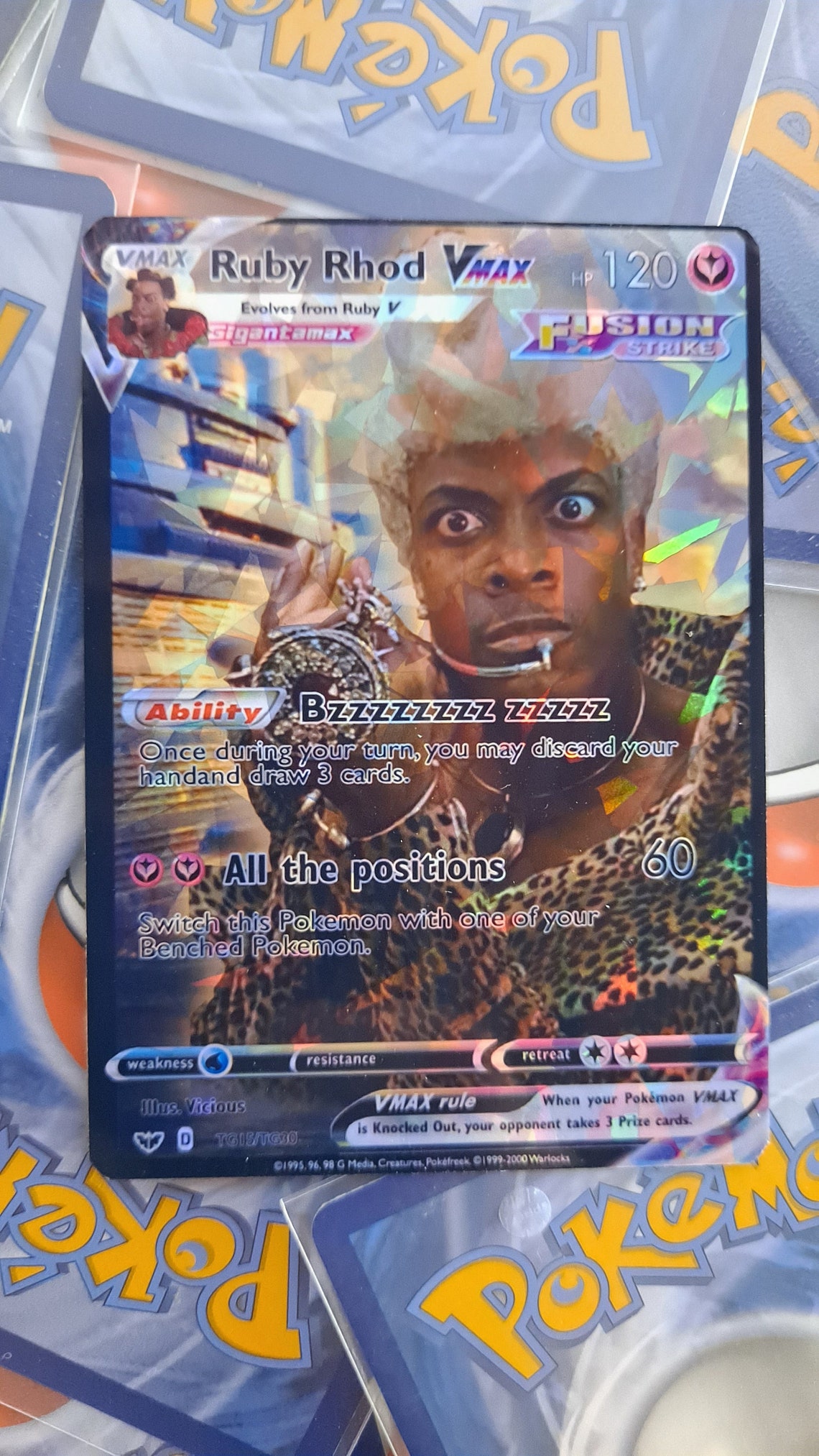 Ruby Rhod Fifth Element Pokémon Card - Etsy