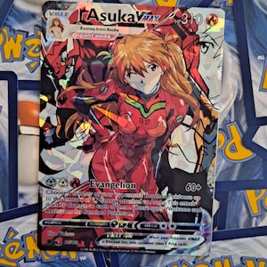Asuka Langley and Rei Ayanami Pokemon Card Bundle - Neon Genesis ...