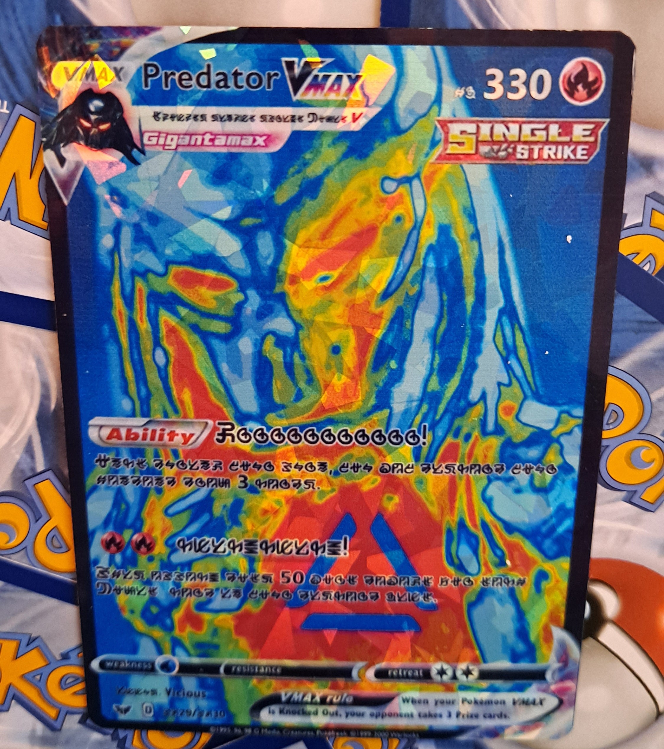 The Predator Pokemon Card - Etsy