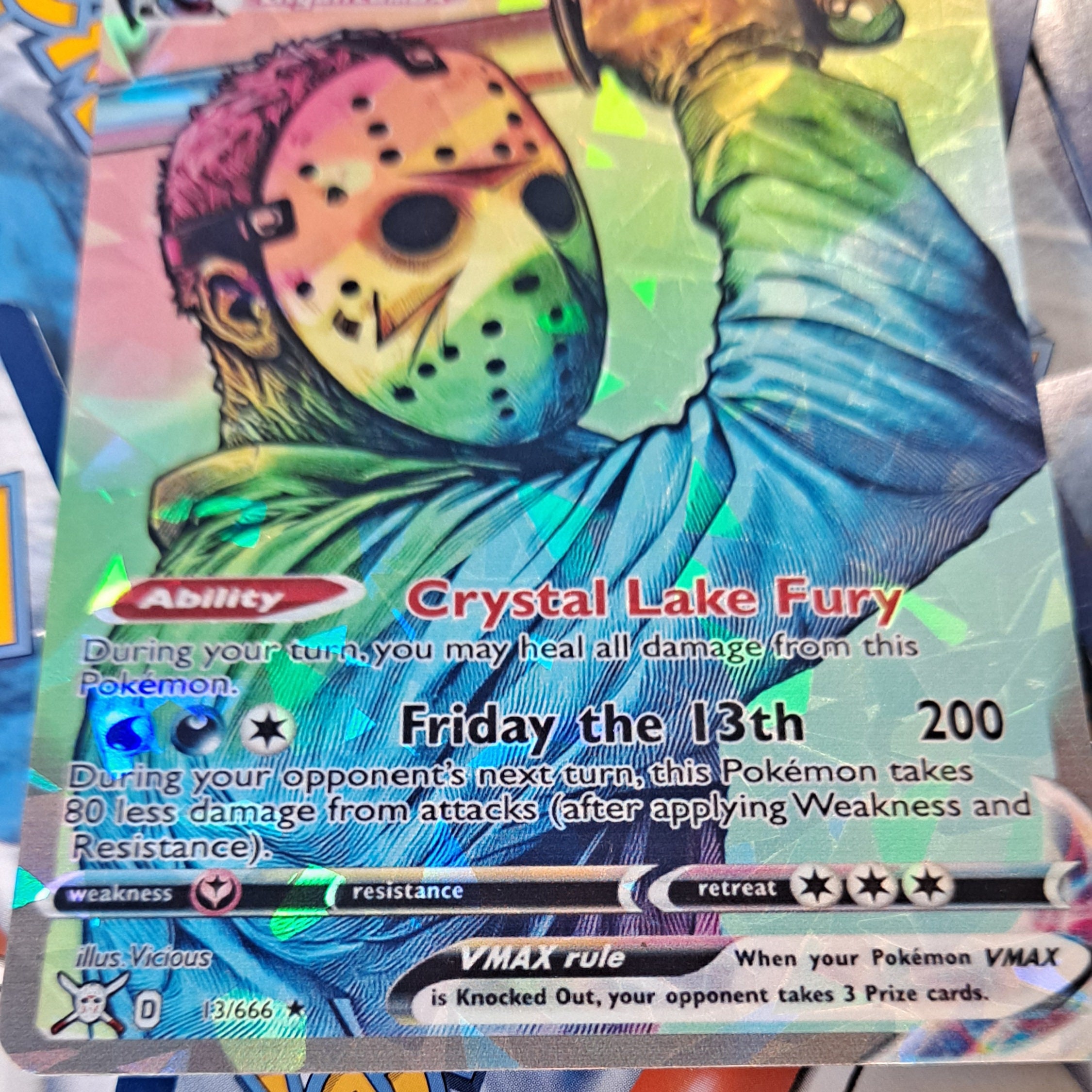 Jason Voorhees Pokemon Card - Etsy