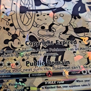 Steamboat Willie Pokemon Card - Etsy