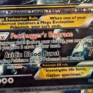 Xenomorph XX121 Pokemon Card - Etsy