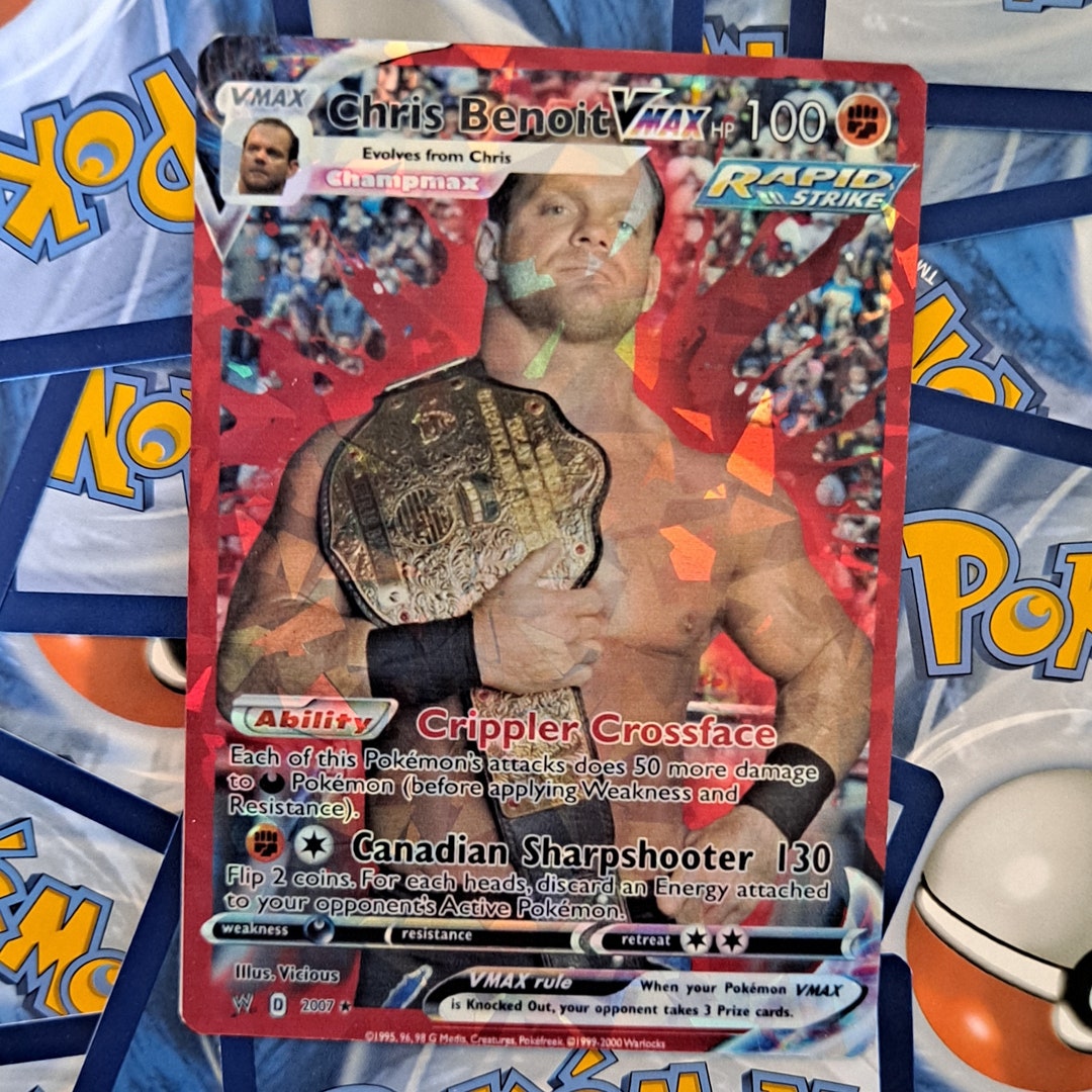 Chris Benoit Pokemon Card - Etsy