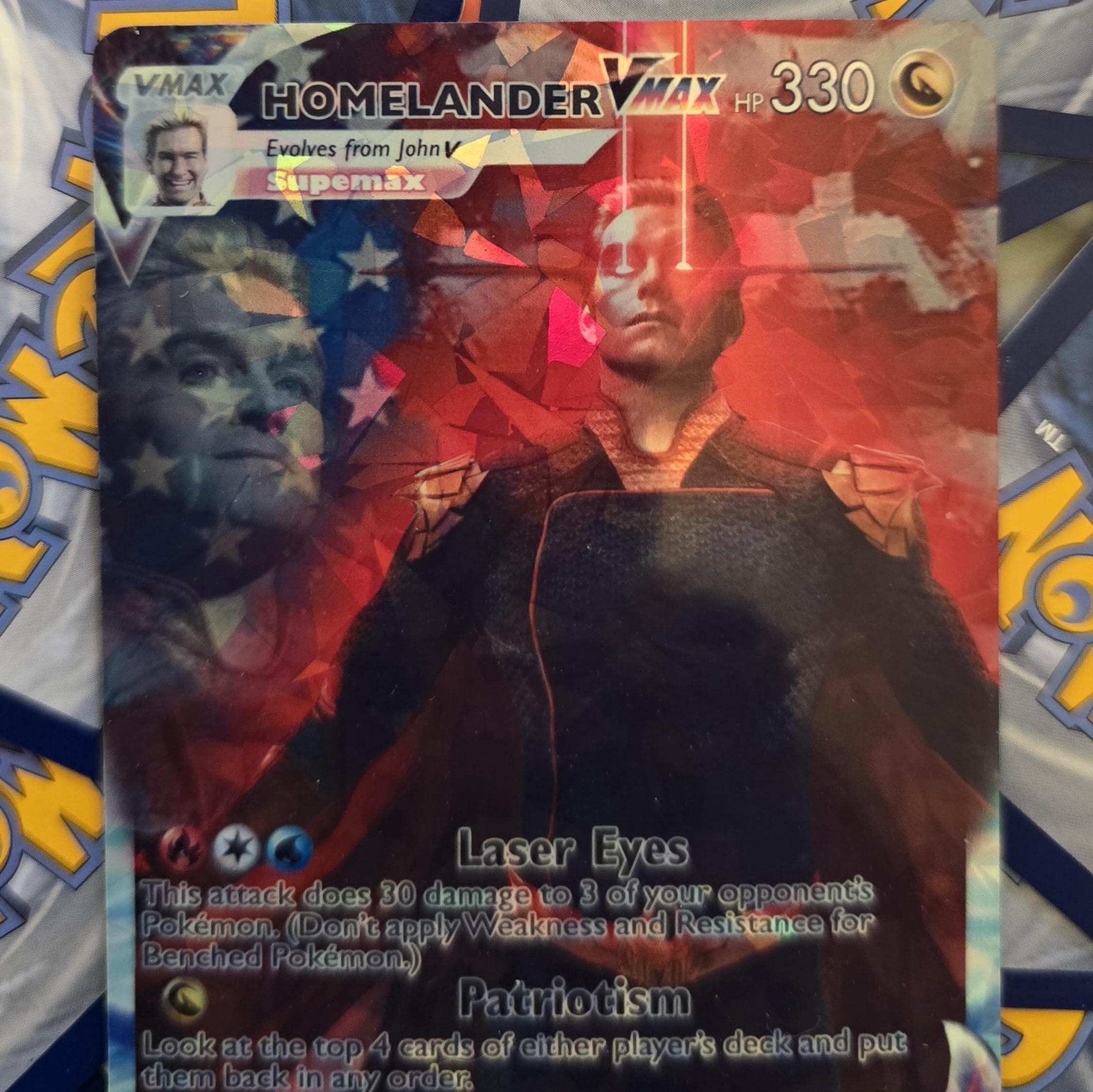 Homelander Pokemon Card - the Boys - Etsy
