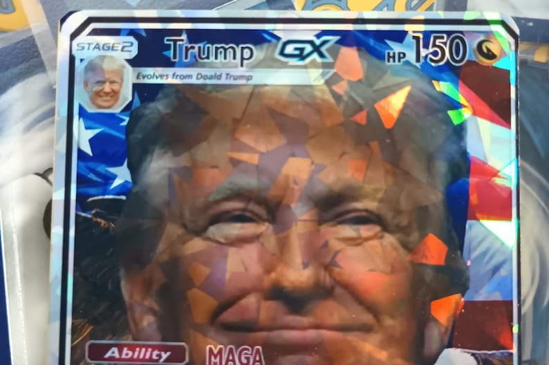 Donald Trump Pokemon Card - Etsy