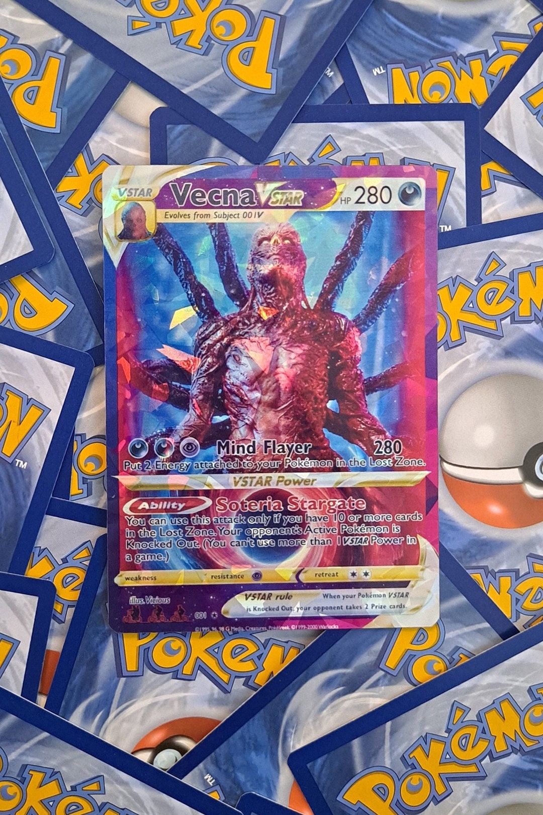 Vecna Pokemon Card - Etsy